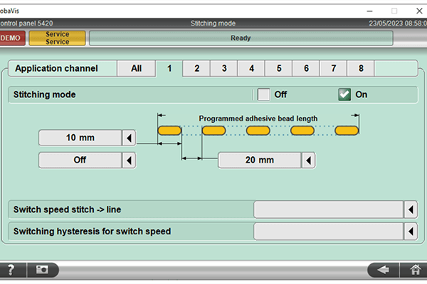 Hot melt stitching: the economical way to apply adhesive | Robatech