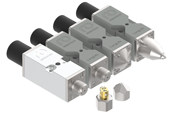 SX Diamond and SX LongLife Application Heads | Robatech